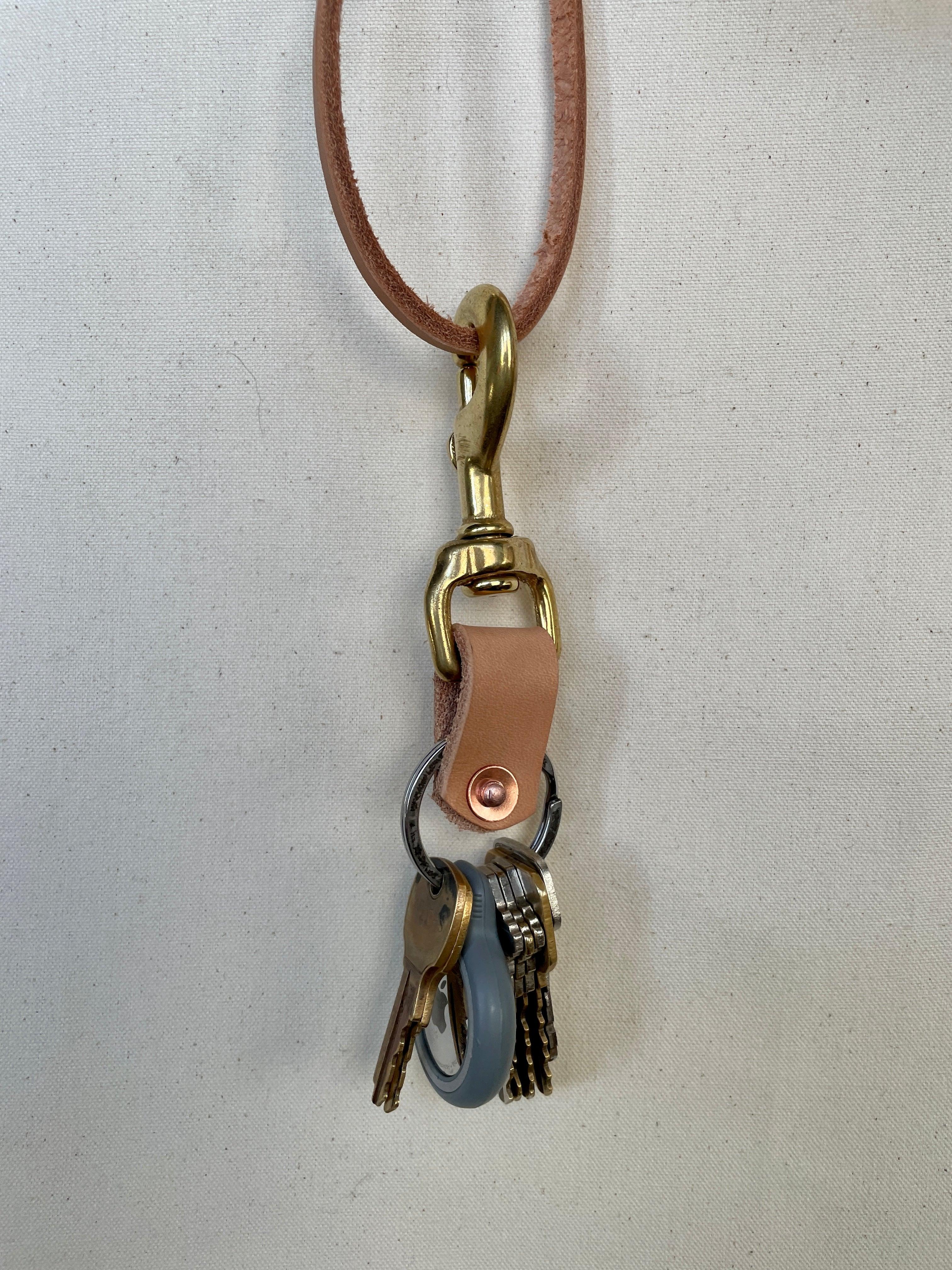 Brass Key Fob – Strawfoot Handmade